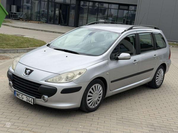 Pelēks Peugeot 307 2008 Viļņa, ar dzinēja tilpumu 2.00 L un nobraukumu 350 tūkst. km par 1200 €, foto 5 vietnē AUTOMOTO.COM.LV