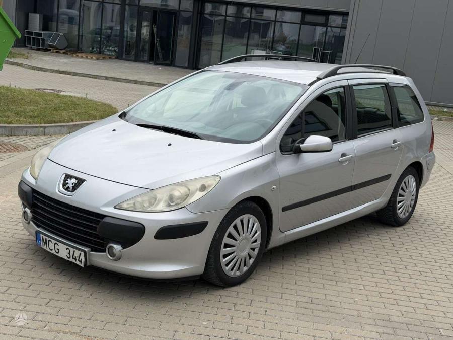 Pelēks Peugeot 307 2008 Viļņa, ar dzinēja tilpumu 2.00 L un nobraukumu 350 tūkst. km par 1200 €, foto 6 vietnē AUTOMOTO.COM.LV