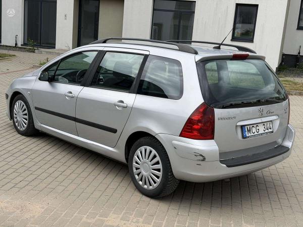 Pelēks Peugeot 307 2008 Viļņa, ar dzinēja tilpumu 2.00 L un nobraukumu 350 tūkst. km par 1200 €, foto 9 vietnē AUTOMOTO.COM.LV