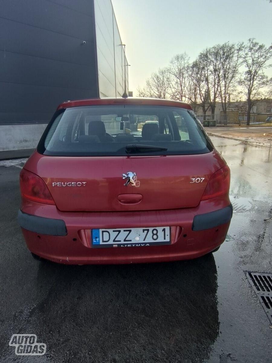 Peugeot 307 2002 in Kaunas, with an engine capacity of 1.60 L and mileage of 250 thousand km for 500 €, photo 5 on AUTOMOTO.COM.LV