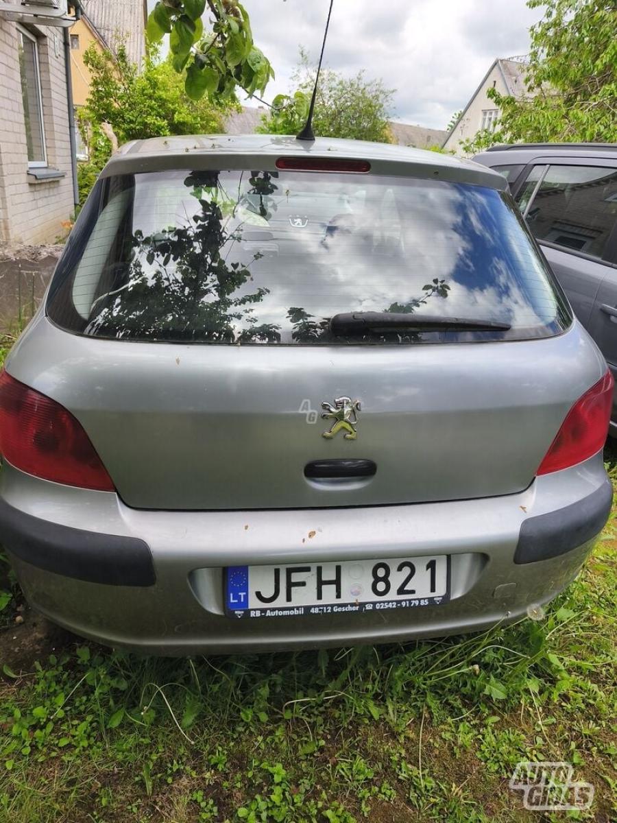 Peugeot 307 2002 in Vilnius, with an engine capacity of 2.00 L and mileage of 310 thousand km for 350 €, photo 7 on AUTOMOTO.COM.LV