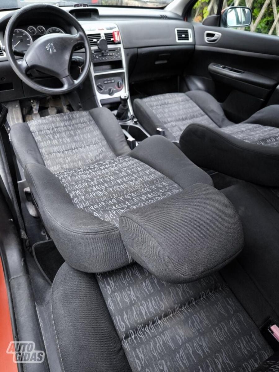 Peugeot 307 2002 in Kaunas, with an engine capacity of 2.00 L and mileage of 241 thousand km for 350 €, photo 16 on AUTOMOTO.COM.LV