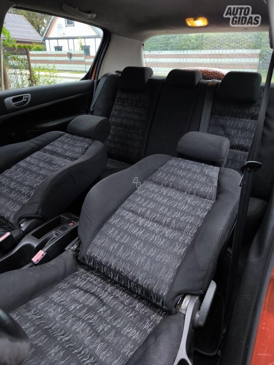 Peugeot 307 2002 in Kaunas, with an engine capacity of 2.00 L and mileage of 241 thousand km for 350 €, photo 17 on AUTOMOTO.COM.LV