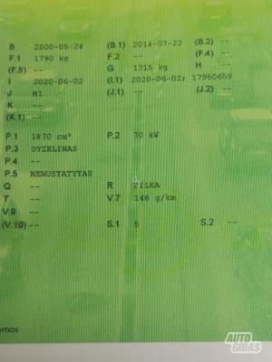 Пежо 307 2003 в Игналина, объемом двигателя 1.90 л и пробегом 350 тыс. км за 230 €, фото 6 на AUTOMOTO.COM.LV