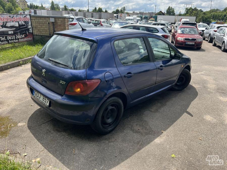 Peugeot 307 2005 in Siauliai, with an engine capacity of 1.60 L and mileage of 0 thousand km for 649 €, photo 5 on AUTOMOTO.COM.LV