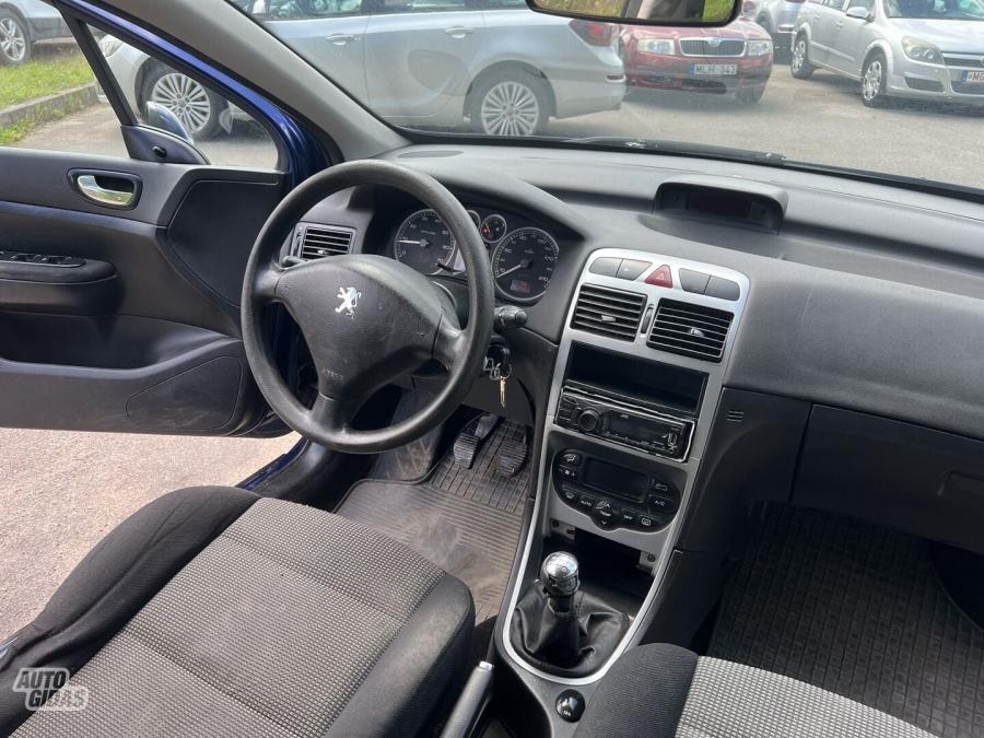 Peugeot 307 2005 in Siauliai, with an engine capacity of 1.60 L and mileage of 0 thousand km for 649 €, photo 13 on AUTOMOTO.COM.LV