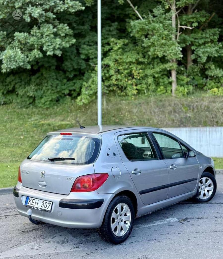 Peugeot 307 2005 Viļņa, ar dzinēja tilpumu 1.60 L un nobraukumu 251 tūkst. km par 750 €, foto 7 vietnē AUTOMOTO.COM.LV