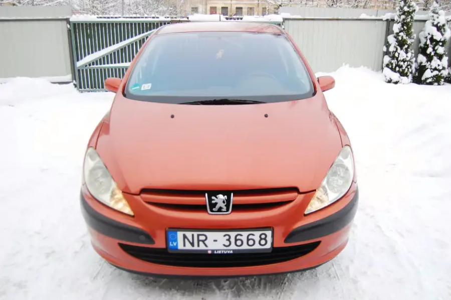 Oranžs Peugeot 307 2002 Jēkabpils, ar dzinēja tilpumu 1.60 L un nobraukumu 300 tūkst. km par 1300 €, foto 5 vietnē AUTOMOTO.COM.LV