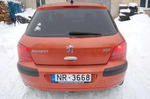 Oranžs Peugeot 307 2002 Jēkabpils, ar dzinēja tilpumu 1.60 L un nobraukumu 300 tūkst. km par 1300 €, foto 8 vietnē AUTOMOTO.COM.LV
