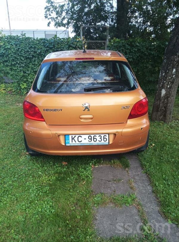 Оранжевый Пежо 307 2006 в Цесис, объемом двигателя 1.60 л и пробегом 122 тыс. км за 2700 €, фото 2 на AUTOMOTO.COM.LV