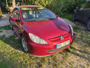 Sarkans Peugeot 307 2004 Jēkabpils, ar dzinēja tilpumu 2.00 L un nobraukumu 160 tūkst. km par 1000 €, foto  vietnē AUTOMOTO.COM.LV