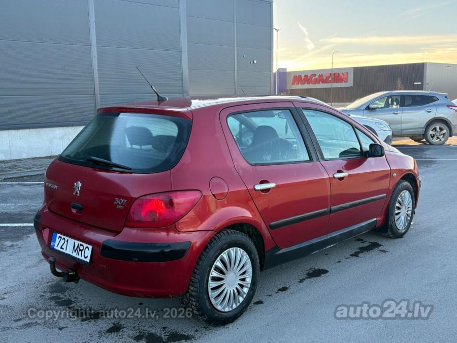 Red Peugeot 307 2001 in Rapla, with an engine capacity of 2.00 L and mileage of 0 thousand km for 1000 €, photo 3 on AUTOMOTO.COM.LV