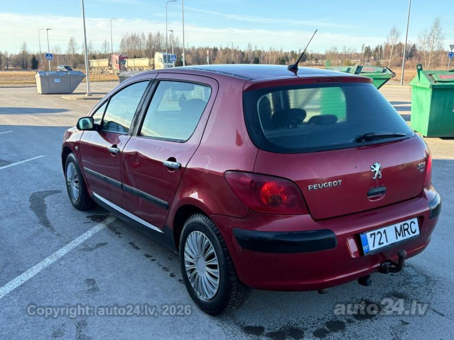Red Peugeot 307 2001 in Rapla, with an engine capacity of 2.00 L and mileage of 0 thousand km for 1000 €, photo 6 on AUTOMOTO.COM.LV