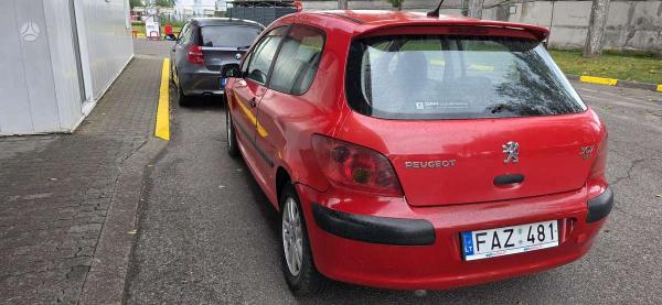 Sarkans Peugeot 307 2002 Viļņa, ar dzinēja tilpumu 2.00 L un nobraukumu 389 tūkst. km par 380 €, foto 4 vietnē AUTOMOTO.COM.LV