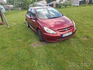 Sarkans Peugeot 307 2004 Jelgava, ar dzinēja tilpumu 1.60 L un nobraukumu 0 tūkst. km par 1100 €, foto  vietnē AUTOMOTO.COM.LV