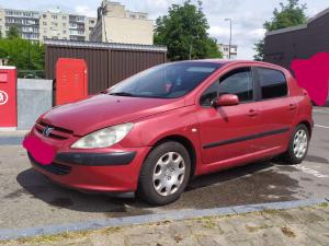 Sarkans Peugeot 307 2006 Viļņa, ar dzinēja tilpumu 2.00 L un nobraukumu 234 tūkst. km par 400 €, foto  vietnē AUTOMOTO.COM.LV