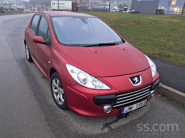 Sarkans Peugeot 307 2007 Rīga, ar dzinēja tilpumu 1.60 L un nobraukumu 151 tūkst. km par 1350 €, foto 2 vietnē AUTOMOTO.COM.LV
