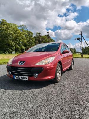 Red Peugeot 307 2007 in Viljandi, with an engine capacity of 1.60 L and mileage of 204 thousand km for 650 €, photo  on AUTOMOTO.COM.LV