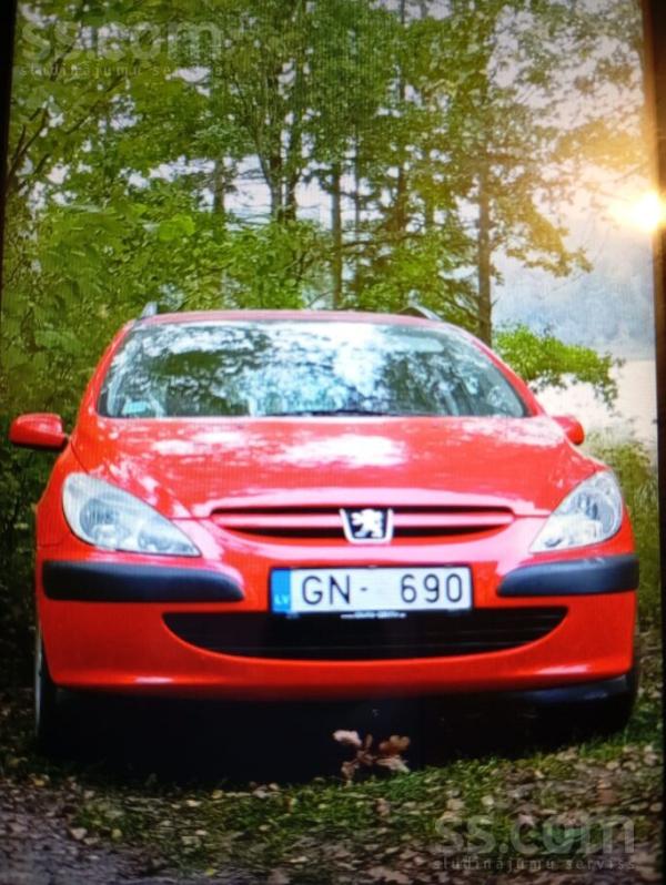 Red Peugeot 307 2002 in Kuldiga, with an engine capacity of 2.00 L and mileage of 357 thousand km for 650 €, photo 2 on AUTOMOTO.COM.LV