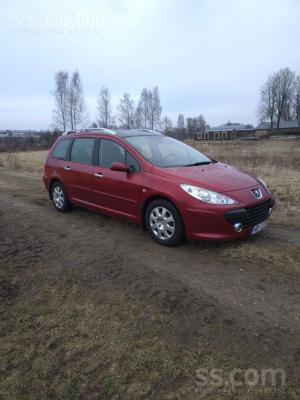 Красный Пежо 307 2005 в Рига, объемом двигателя 1.60 л и пробегом 169 тыс. км за 1450 €, фото 5 на AUTOMOTO.COM.LV