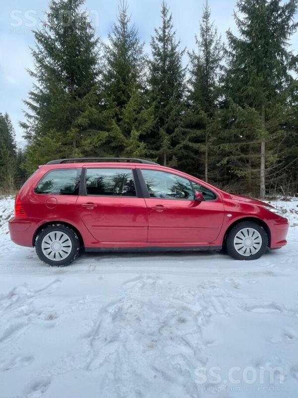 Sarkans Peugeot 307 2006 Preiļi, ar dzinēja tilpumu 1.60 L un nobraukumu 383 tūkst. km par 1245 €, foto 4 vietnē AUTOMOTO.COM.LV