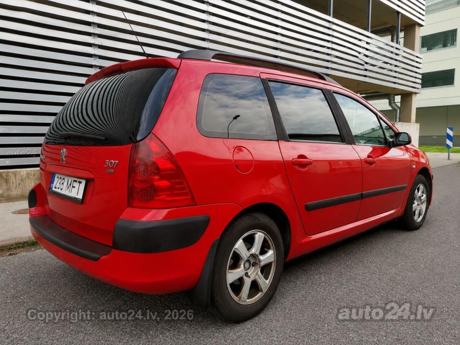 Sarkans Peugeot 307 2006 Tartu, ar dzinēja tilpumu 1.60 L un nobraukumu 310 tūkst. km par 1250 €, foto 4 vietnē AUTOMOTO.COM.LV