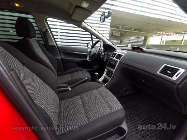 Red Peugeot 307 2006 in Tartu, with an engine capacity of 1.60 L and mileage of 310 thousand km for 1250 €, photo 6 on AUTOMOTO.COM.LV
