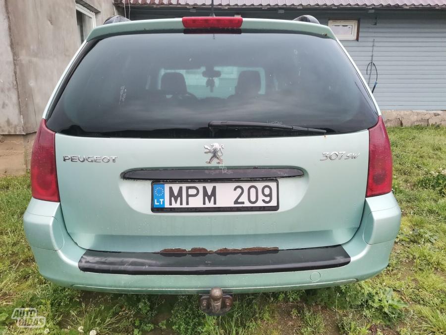 Пежо 307 2003 в Шальчининкай, объемом двигателя 2.00 л и пробегом 368 тыс. км за 800 €, фото 3 на AUTOMOTO.COM.LV