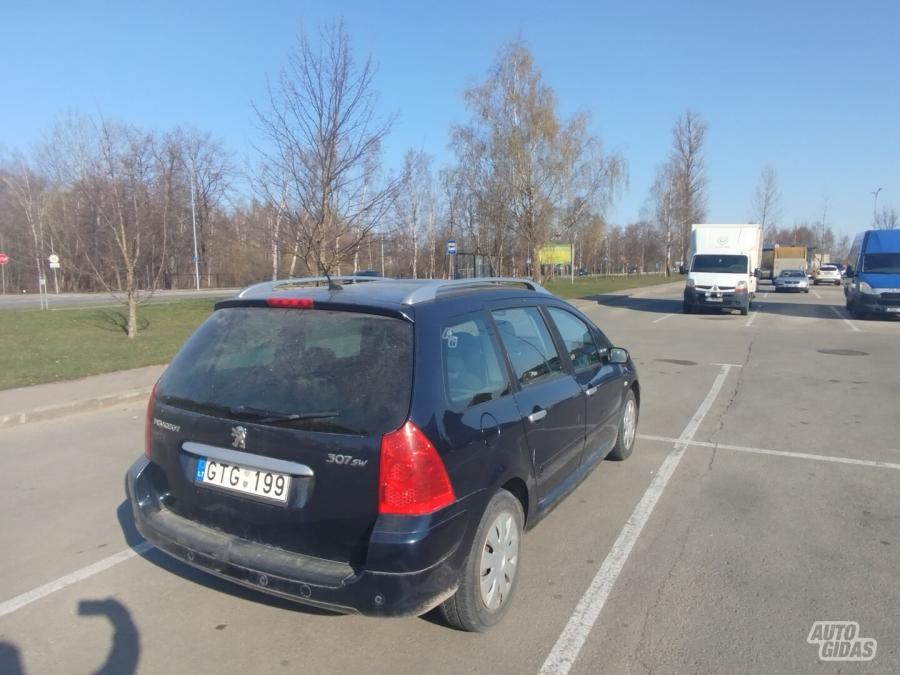 Peugeot 307 2007 Panevēža, ar dzinēja tilpumu 1.60 L un nobraukumu 255 tūkst. km par 750 €, foto 4 vietnē AUTOMOTO.COM.LV