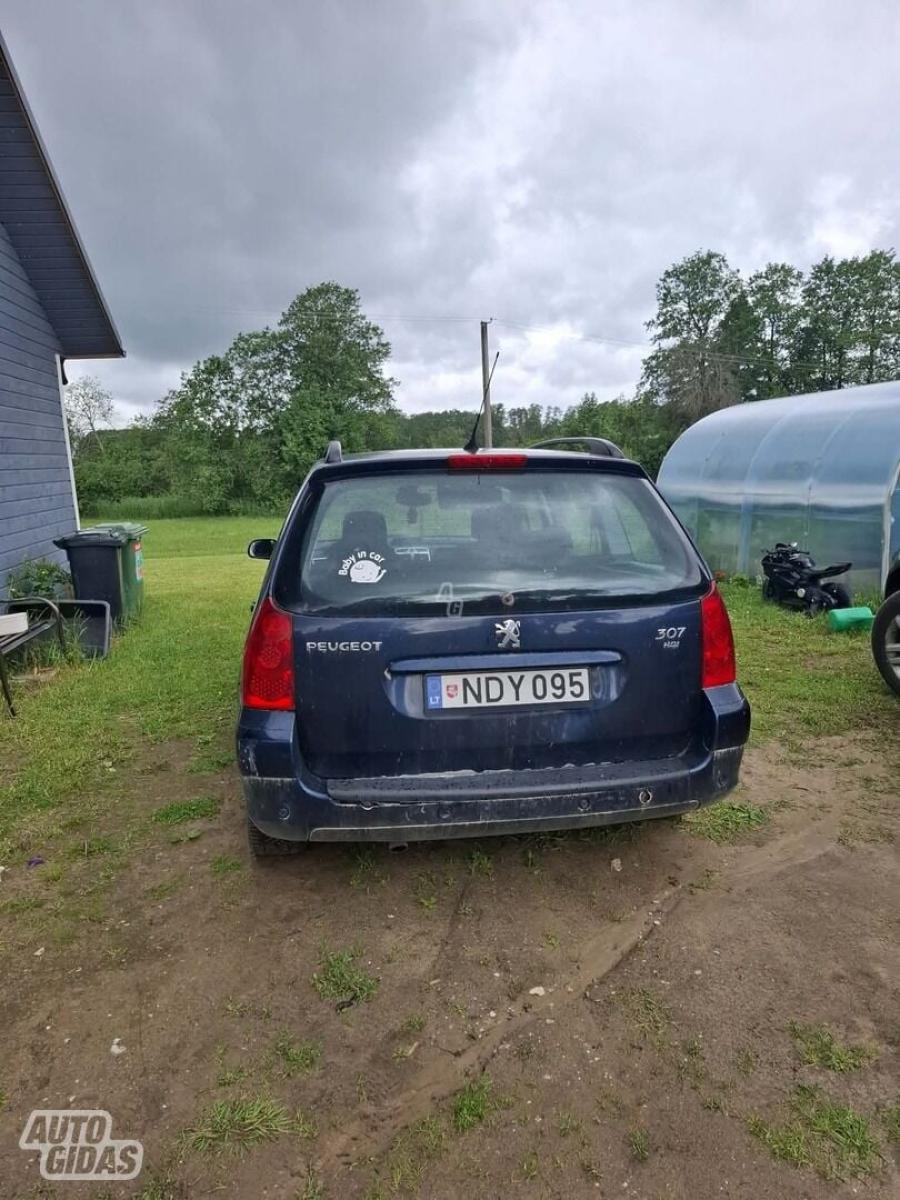 Peugeot 307 2008 Kaišiadorys, ar dzinēja tilpumu 1.60 L un nobraukumu 320 tūkst. km par 700 €, foto 5 vietnē AUTOMOTO.COM.LV