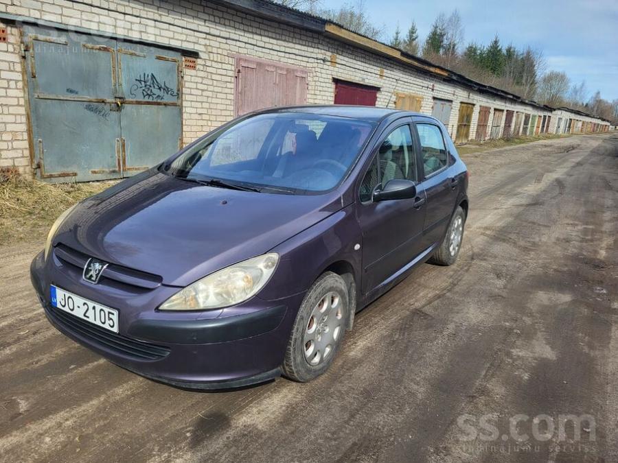 Violets Peugeot 307 2001 Balvi, ar dzinēja tilpumu 1.60 L un nobraukumu 265 tūkst. km par 950 €, foto 1 vietnē AUTOMOTO.COM.LV