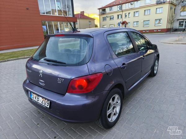 Violets Peugeot 307 2001 Tauragė, ar dzinēja tilpumu 2.00 L un nobraukumu 233 tūkst. km par 1350 €, foto 4 vietnē AUTOMOTO.COM.LV