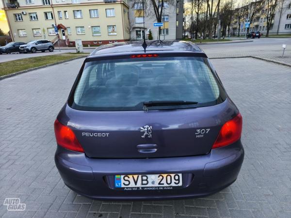 Violets Peugeot 307 2001 Tauragė, ar dzinēja tilpumu 2.00 L un nobraukumu 233 tūkst. km par 1350 €, foto 6 vietnē AUTOMOTO.COM.LV