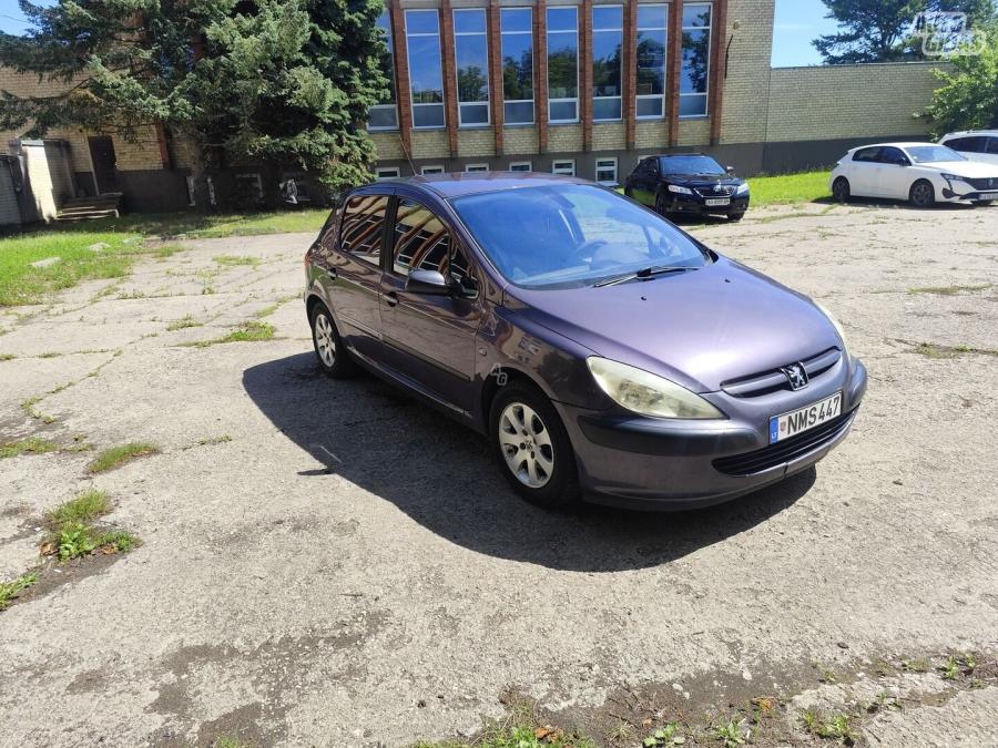 Фиолетовый Пежо 307 2002 в Паневежис, объемом двигателя 1.60 л и пробегом 300 тыс. км за 650 €, фото 4 на AUTOMOTO.COM.LV