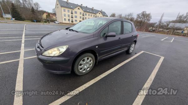 Violet Peugeot 307 2003 in Rakvere, with an engine capacity of 1.60 L and mileage of 200 thousand km for 999 €, photo 1 on AUTOMOTO.COM.LV