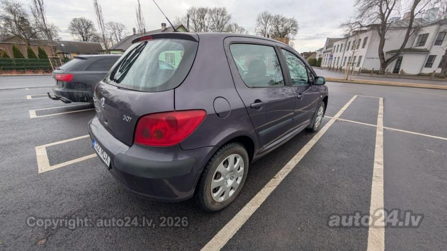 Violets Peugeot 307 2003 Rakvere, ar dzinēja tilpumu 1.60 L un nobraukumu 200 tūkst. km par 999 €, foto 5 vietnē AUTOMOTO.COM.LV
