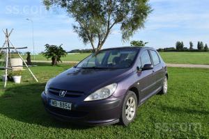 Violet Peugeot 307 2003 in Valmiera, with an engine capacity of 1.60 L and mileage of 340 thousand km for 990 €, photo  on AUTOMOTO.COM.LV