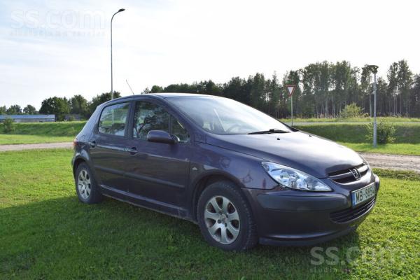 Violets Peugeot 307 2003 Valmiera, ar dzinēja tilpumu 1.60 L un nobraukumu 340 tūkst. km par 990 €, foto 4 vietnē AUTOMOTO.COM.LV