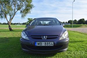 Violet Peugeot 307 2003 in Valmiera, with an engine capacity of 1.60 L and mileage of 340 thousand km for 990 €, photo 7 on AUTOMOTO.COM.LV