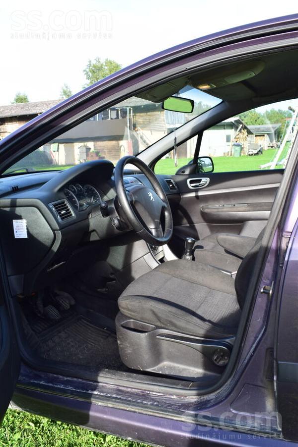 Violets Peugeot 307 2003 Valmiera, ar dzinēja tilpumu 1.60 L un nobraukumu 340 tūkst. km par 990 €, foto 10 vietnē AUTOMOTO.COM.LV
