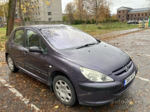Violets Peugeot 307 2004 Tallina, ar dzinēja tilpumu 1.60 L un nobraukumu 168 tūkst. km par 1650 €, foto  vietnē AUTOMOTO.COM.LV