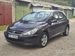 Violets Peugeot 307 2004 Rīga, ar dzinēja tilpumu 1.60 L un nobraukumu 227 tūkst. km par 950 €, foto  vietnē AUTOMOTO.COM.LV