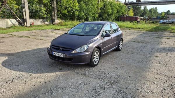 Violet Peugeot 307 2005 in Riga, with an engine capacity of 1.40 L and mileage of 365 thousand km for 500 €, photo 1 on AUTOMOTO.COM.LV