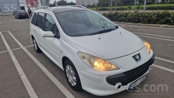 Balts Peugeot 307 2007 Jelgava, ar dzinēja tilpumu 1.60 L un nobraukumu 297 tūkst. km par 1200 €, foto 3 vietnē AUTOMOTO.COM.LV