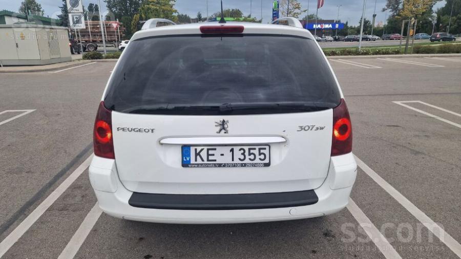 Balts Peugeot 307 2007 Jelgava, ar dzinēja tilpumu 1.60 L un nobraukumu 297 tūkst. km par 1200 €, foto 7 vietnē AUTOMOTO.COM.LV
