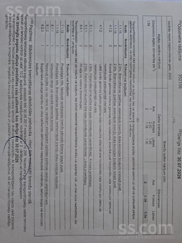 Balts Peugeot 307 2008 Ogre, ar dzinēja tilpumu 1.60 L un nobraukumu 352 tūkst. km par 500 €, foto 6 vietnē AUTOMOTO.COM.LV