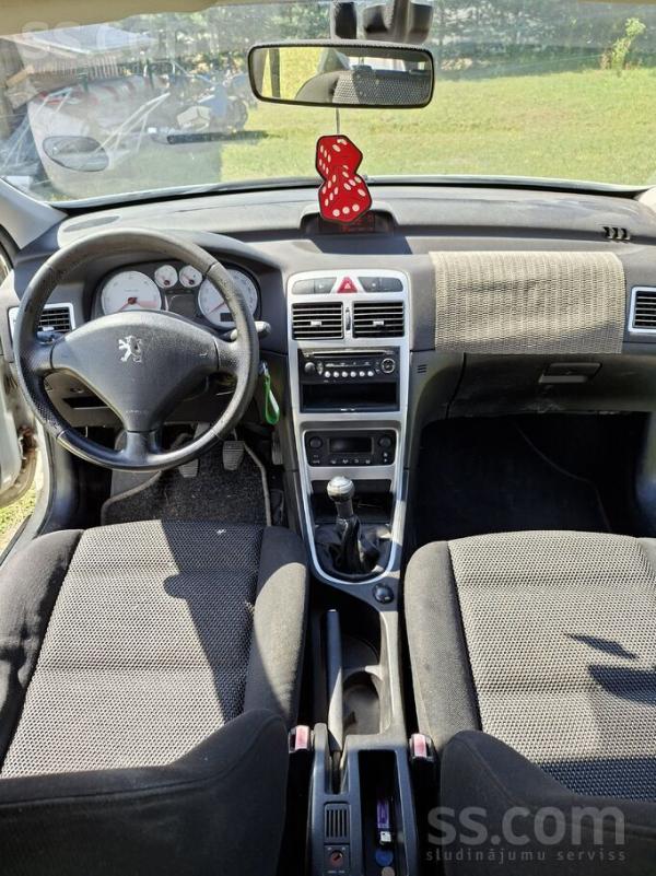 Balts Peugeot 307 2008 Ogre, ar dzinēja tilpumu 1.60 L un nobraukumu 352 tūkst. km par 500 €, foto 7 vietnē AUTOMOTO.COM.LV