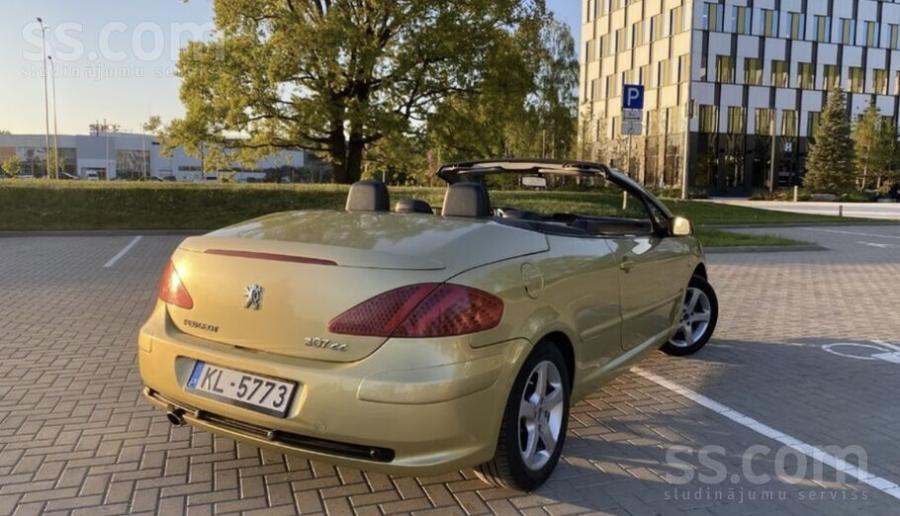 Dzeltens Peugeot 307 2004 Daugavpils, ar dzinēja tilpumu 2.00 L un nobraukumu 0 tūkst. km par 2100 €, foto 3 vietnē AUTOMOTO.COM.LV