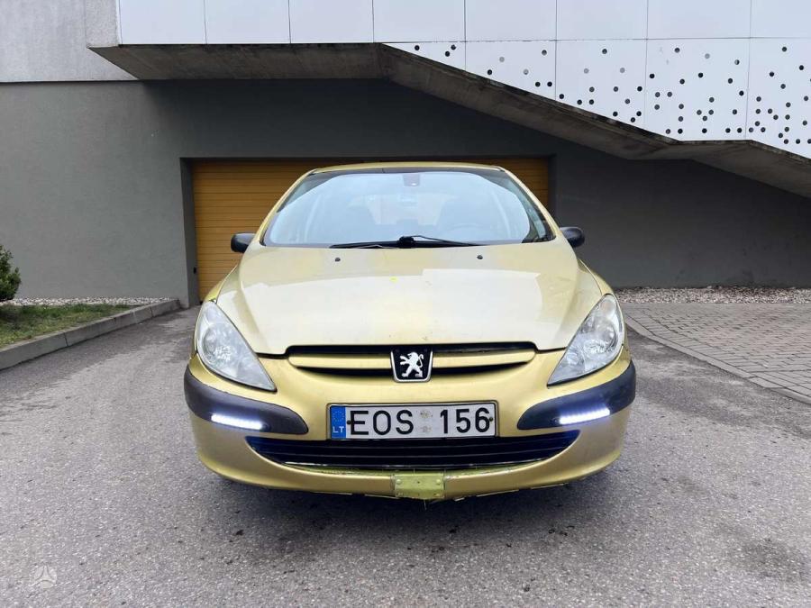 Dzeltens Peugeot 307 2001 Viļņa, ar dzinēja tilpumu 1.60 L un nobraukumu 250 tūkst. km par 580 €, foto 2 vietnē AUTOMOTO.COM.LV