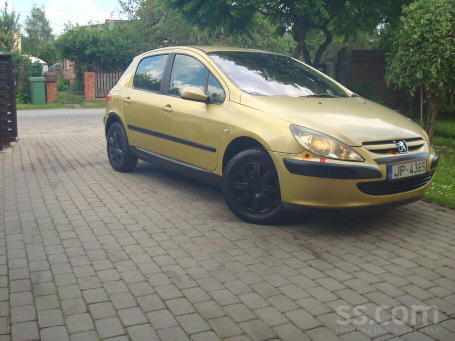 Dzeltens Peugeot 307 2003 Cēsis, ar dzinēja tilpumu 1.60 L un nobraukumu 178 tūkst. km par 990 €, foto 1 vietnē AUTOMOTO.COM.LV